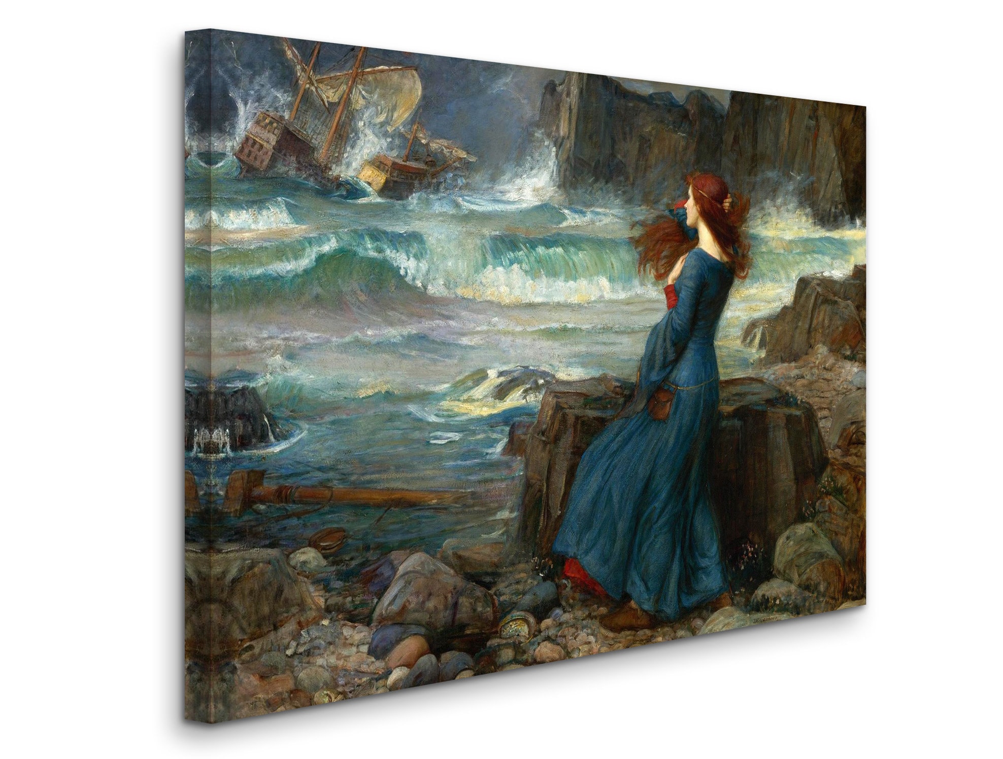 John William Waterhouse Miranda and the Tempest 1916 | Etsy