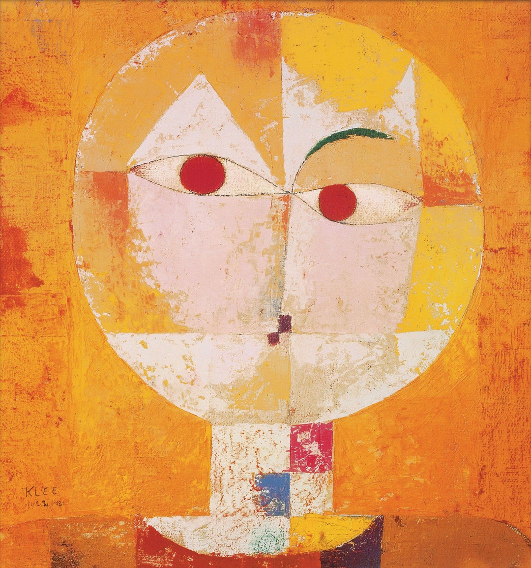 Paul Klee : Senecio (1922) Hand Painted Museum Quality Rolled Oil ...