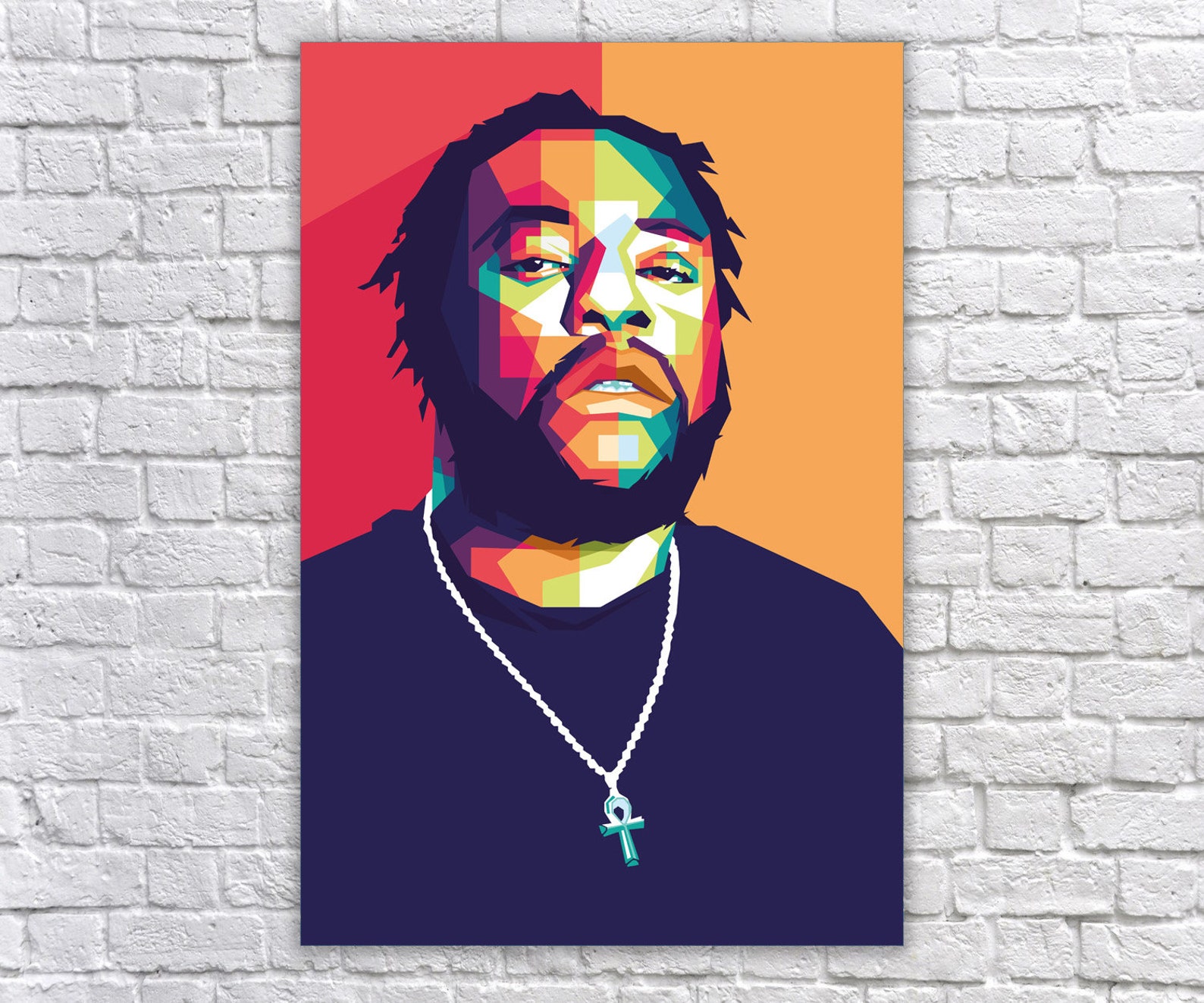 Custom Pop Art Oil Painting Portrait Your Photo to WPAP Pop | Etsy