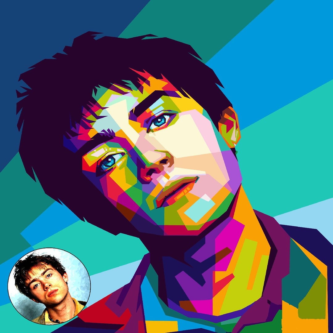 Custom Pop Art Oil Painting Your Photo to WPAP Pop Art Portrait D50 - Etsy