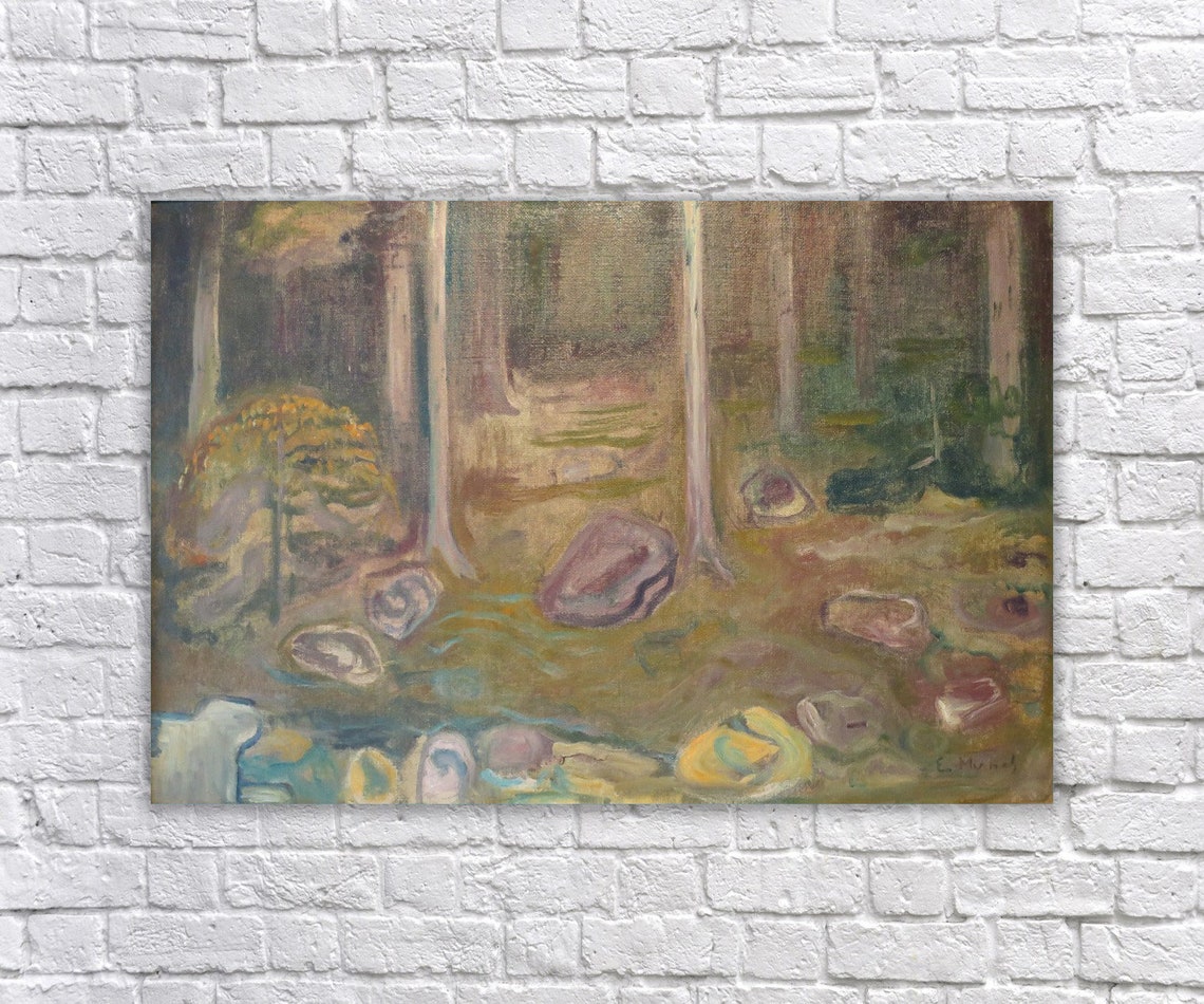 Edvard Munch Sketch for 'ashes' 1894 Museum Quality - Etsy