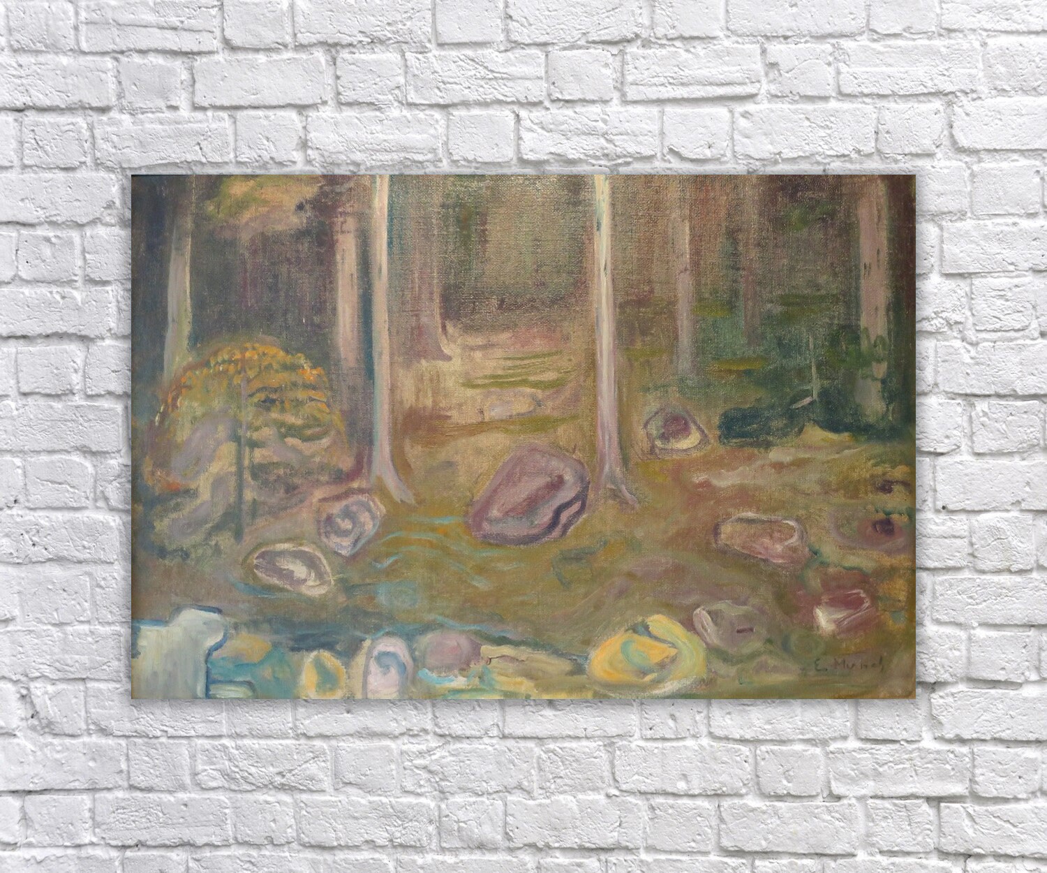 Boceto de Edvard Munch para 'Ashes' 1894 - Etsy México