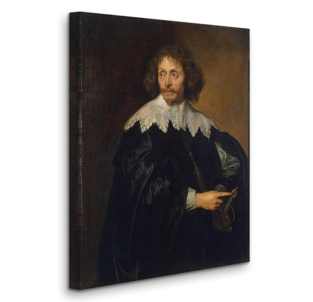 Anthony Van Dyck - Portrait of Sir Thomas Chaloner (1638-40) Hand ...