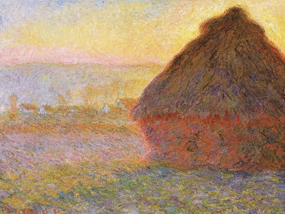 Impressionism Monet Haystacks