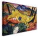 Franz Marc - Yellow Cow 1911 Museum Quality Rolled Oil Painting ...
