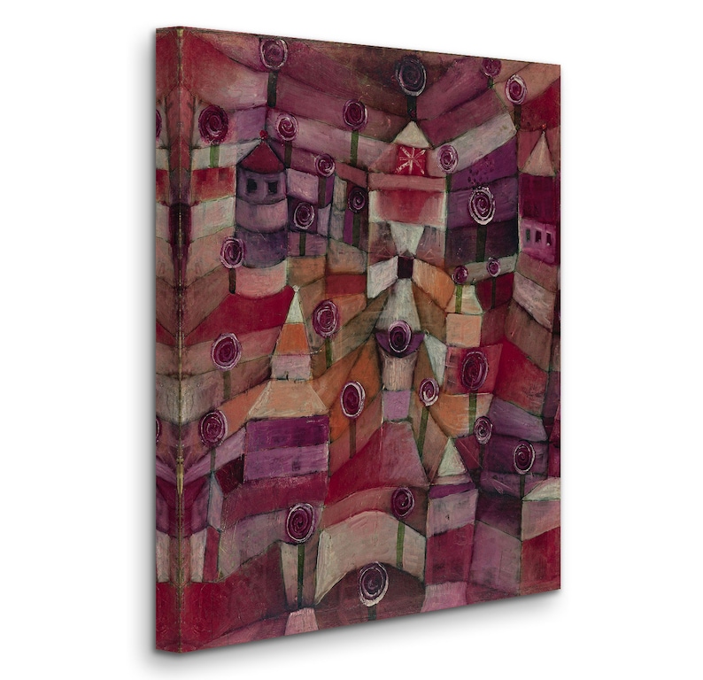 Paul Klee - Rose Garden (rosengarten) (1920) Hand Painted Museum ...