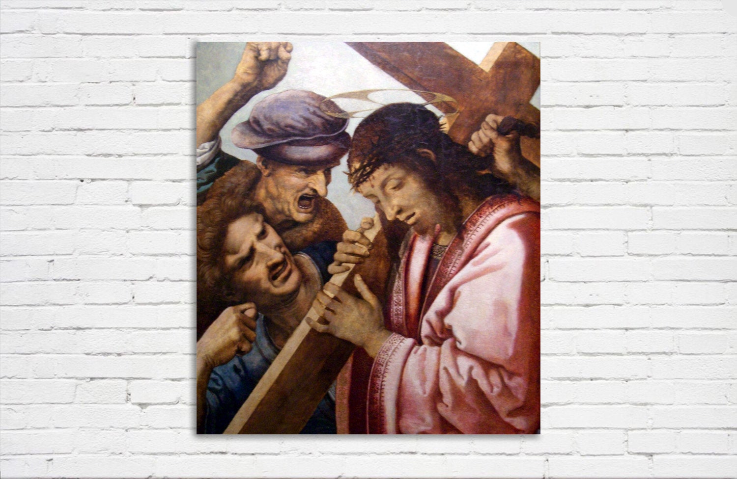 Leonardo Da Vinci Christ Carrying the Cross Rolled Oil Painting Museum ...