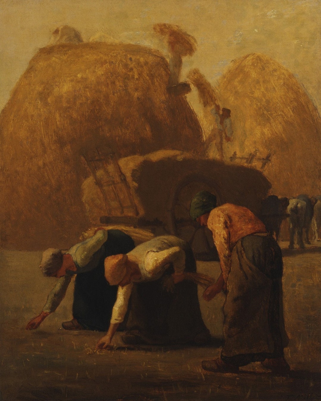 Jean-francois Millet Summer, the Gleaners c.1853 Hand Painted Museum ...