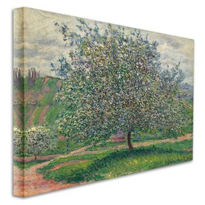 Claude Monet - the Apple Tree 1879 Museum Quality Rolled Oil Painting ...