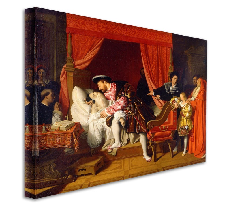 Jean-Auguste-Dominique Ingres - Franziskus I erhält die letzten ...