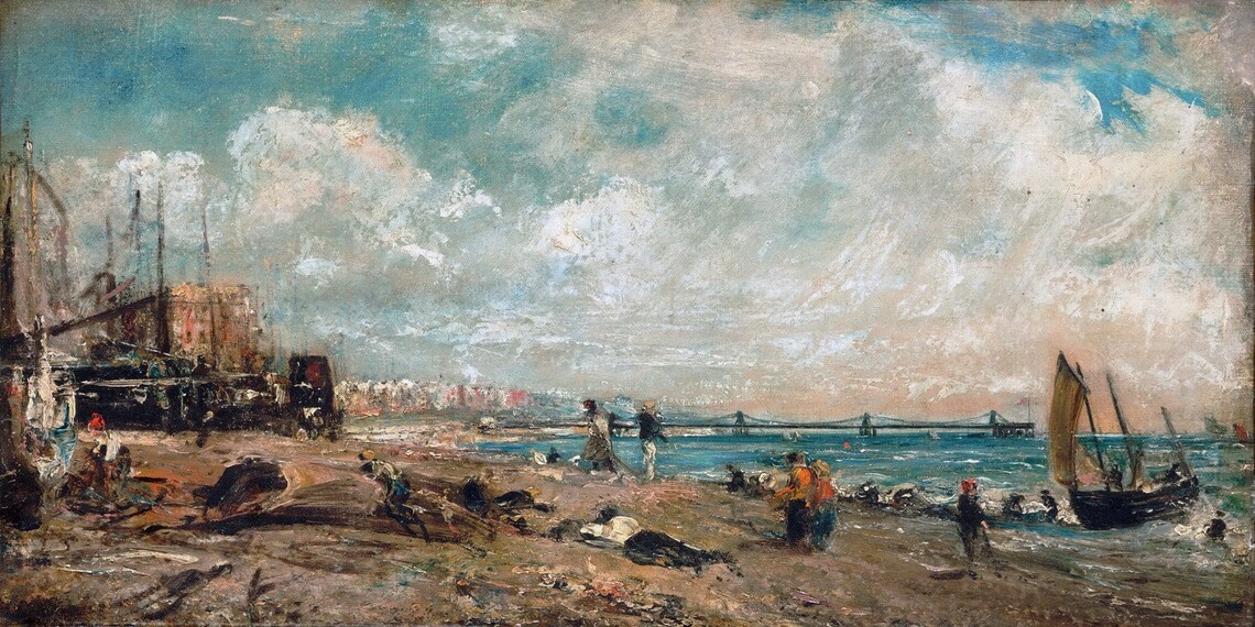 John Constable - Skizze für die Marine Parade und Chain Pier, Brighton ...