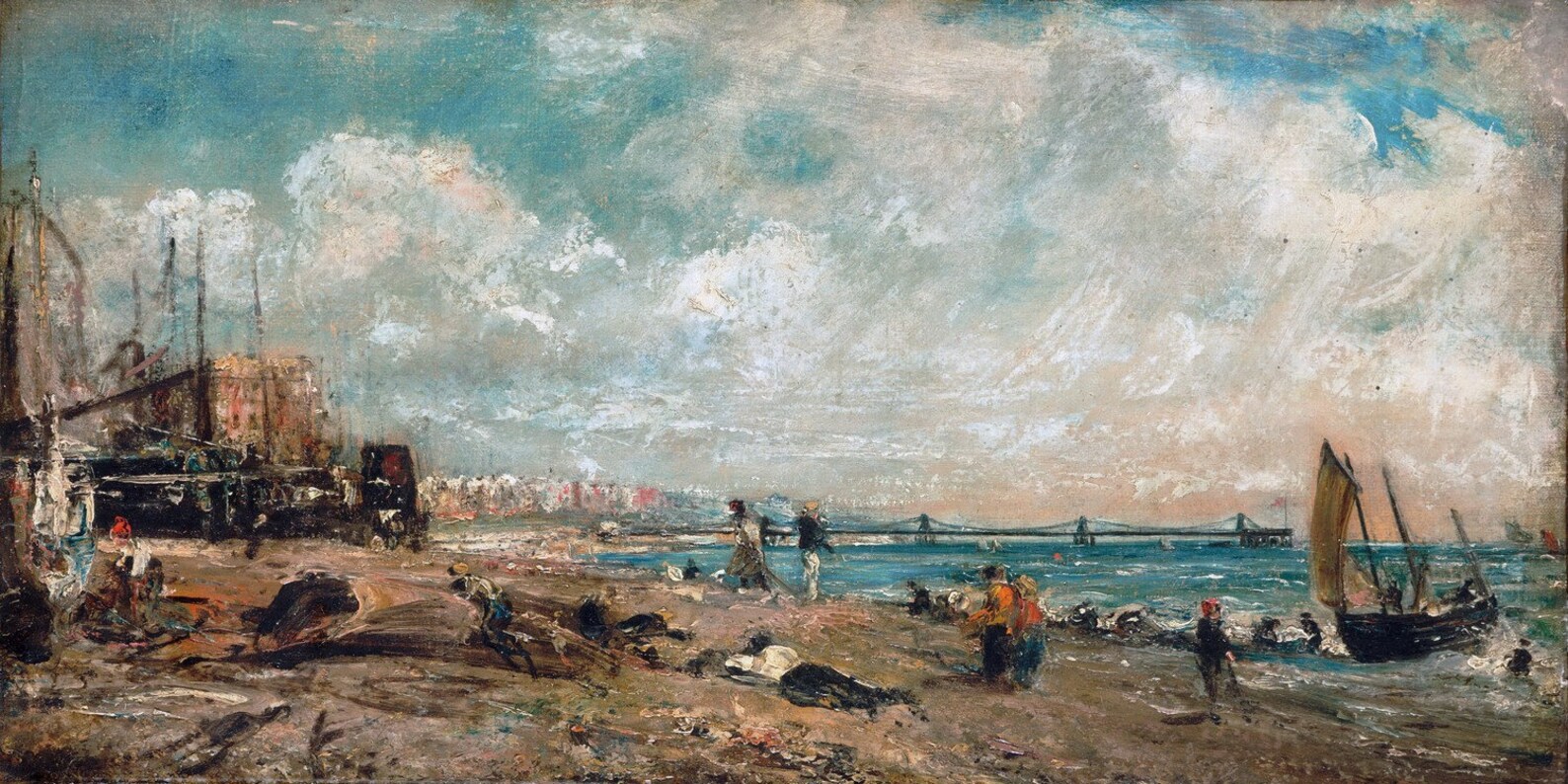 John Constable - Skizze für die Marine Parade und Chain Pier, Brighton ...