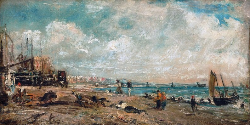 John Constable - Skizze für die Marine Parade und Chain Pier, Brighton ...
