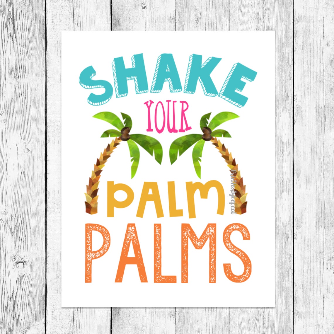 Tropical Tiki Word Art Bundle/ Pineapple Party Printable/ - Etsy