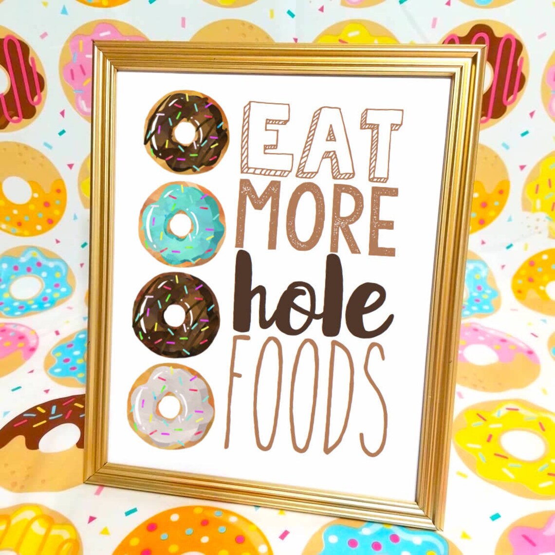 Donut Word Art Bundle/ Party Printable/ First Birthday Celebration ...