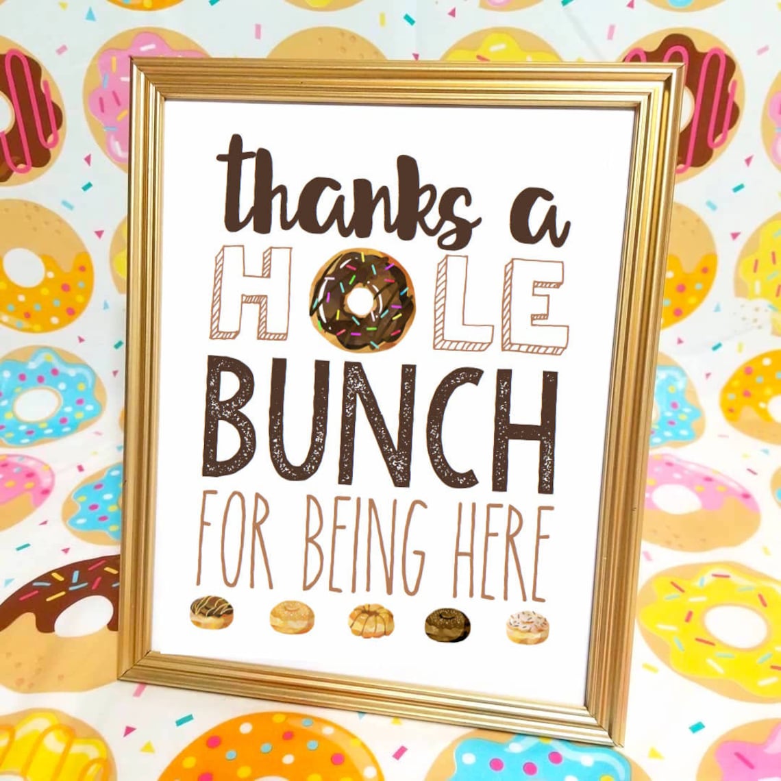 Donut Word Art Bundle/ Party Printable/ First Birthday Celebration ...