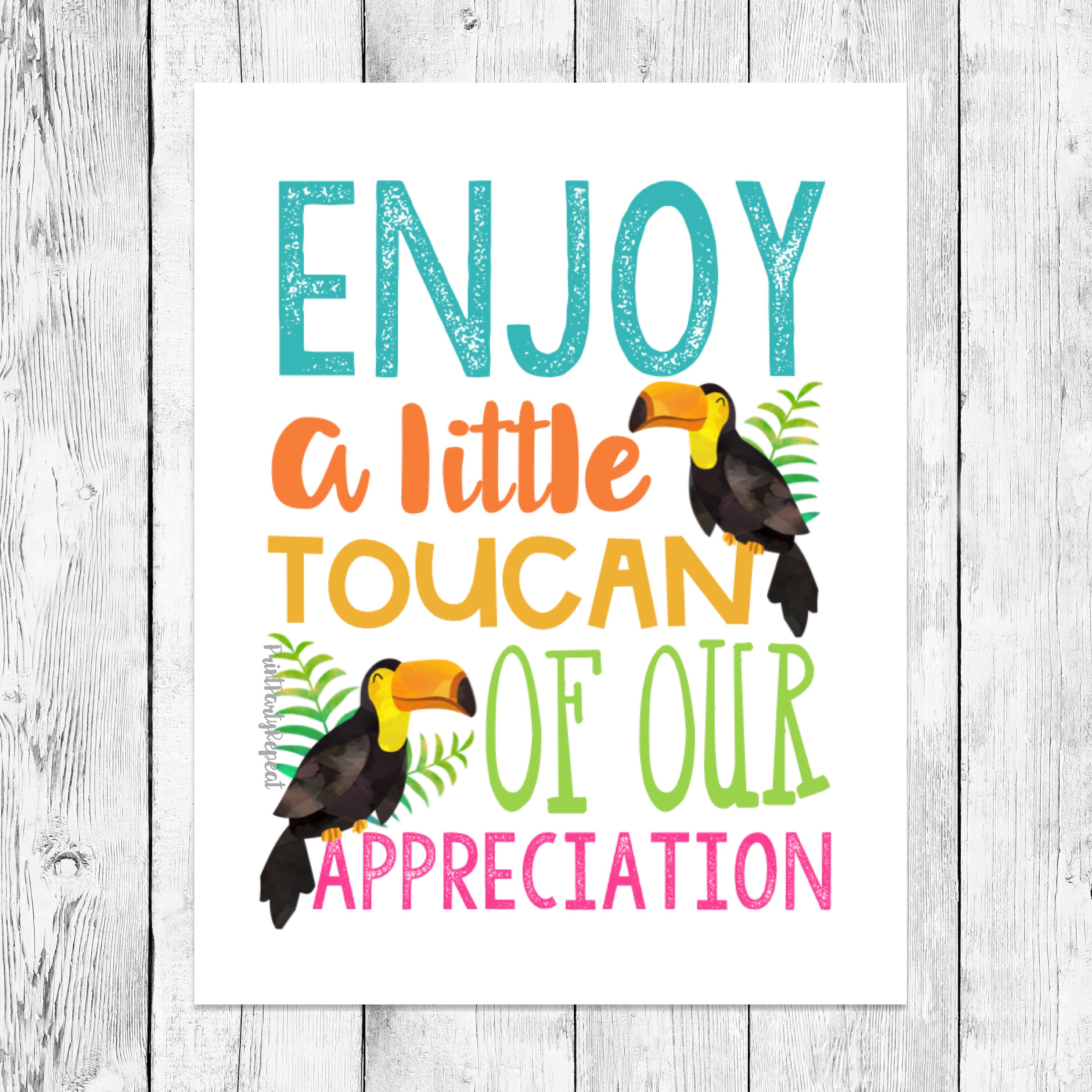 Tropical Tiki Word Art Bundle/ Pineapple Party Printable/ | Etsy