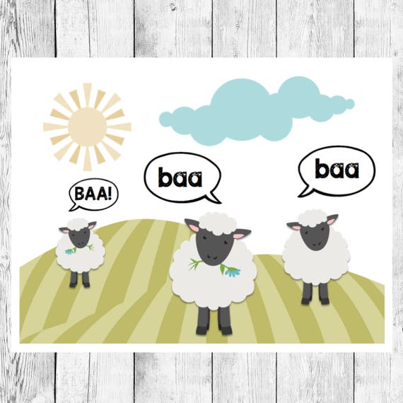 Sheep Saying Baa