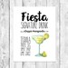 Fiesta Signature Drink Sign/ Classic Margarita/ Cinco De Mayo Beverage ...