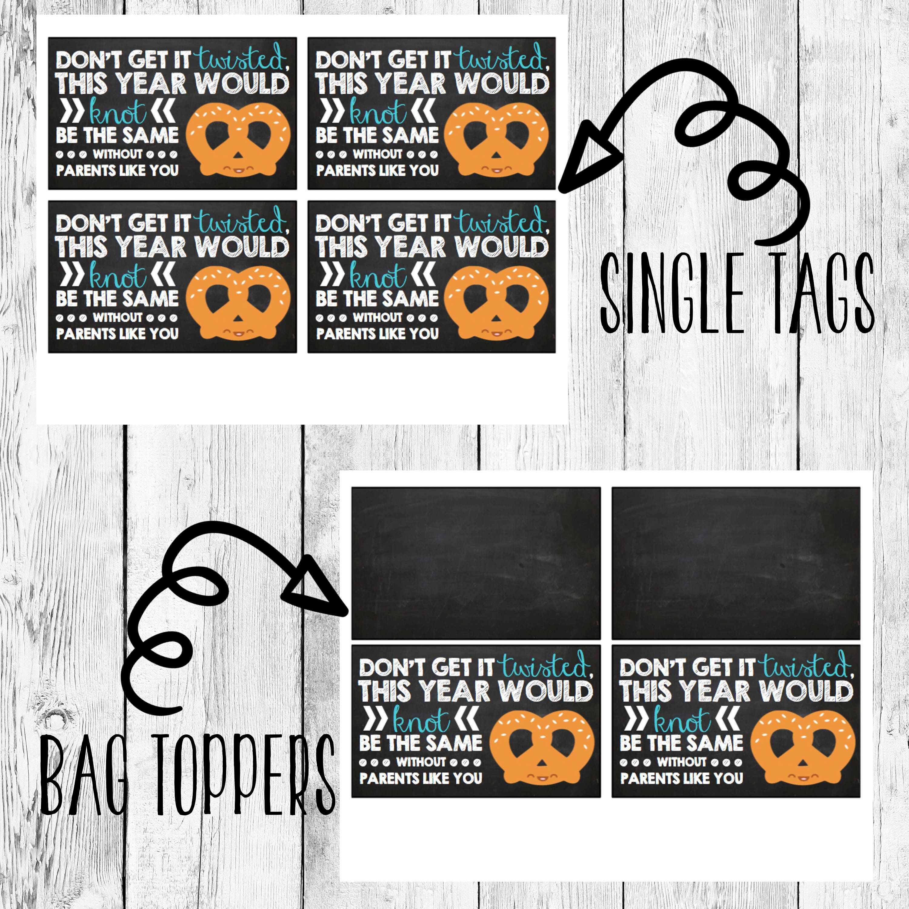 End of Year Gift Labels/ Conference Parent Favor/ School | Etsy