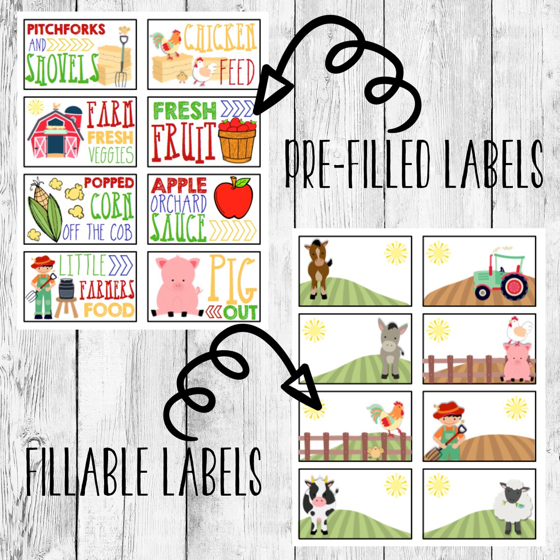 Barnyard Bash Bundle/ Farm Animal Party Decor Set/ Old - Etsy