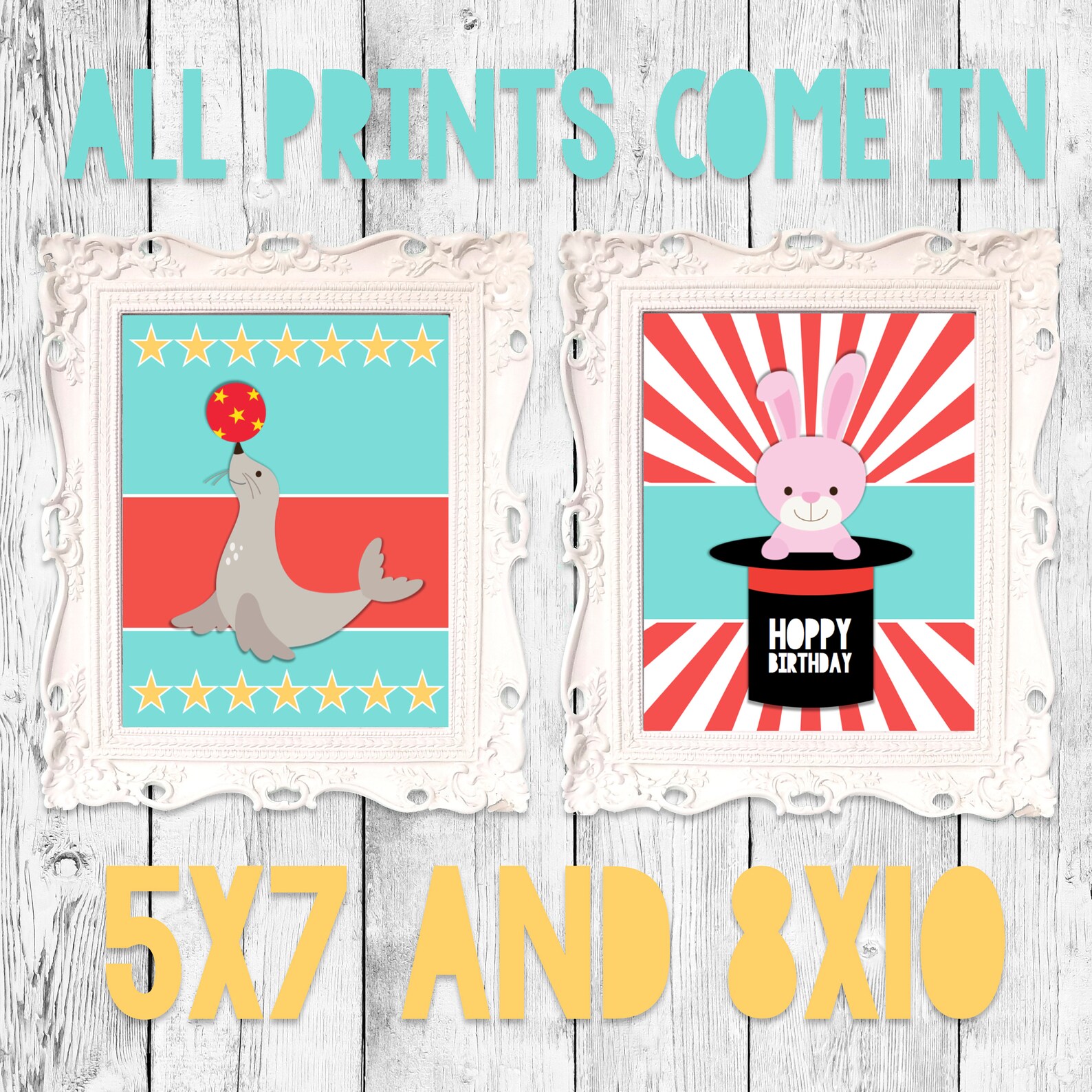 Circus Word Art Bundle/ Photo Booth Prop/ Birthday Party | Etsy