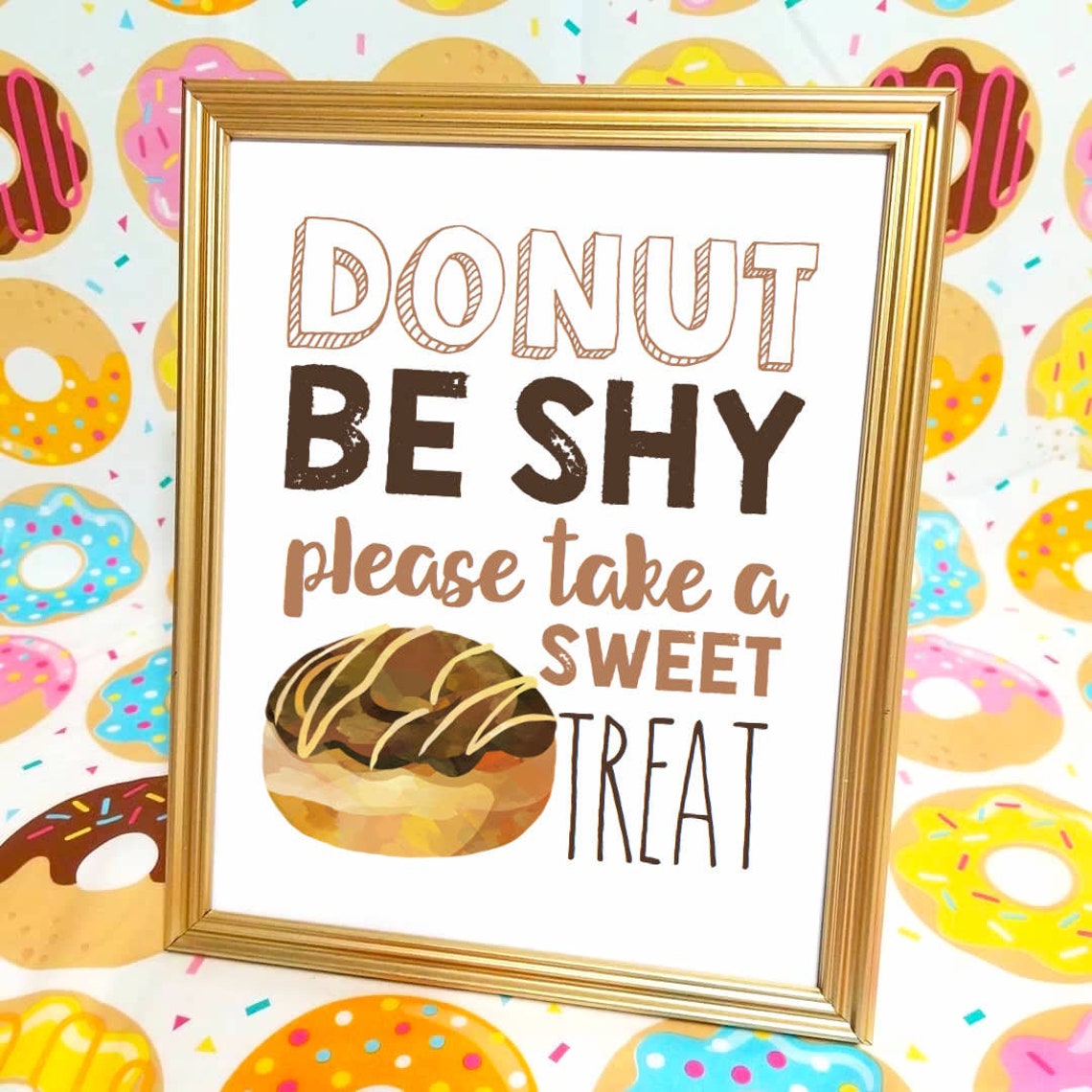 Donut Word Art Bundle/ Party Printable/ First Birthday Celebration ...