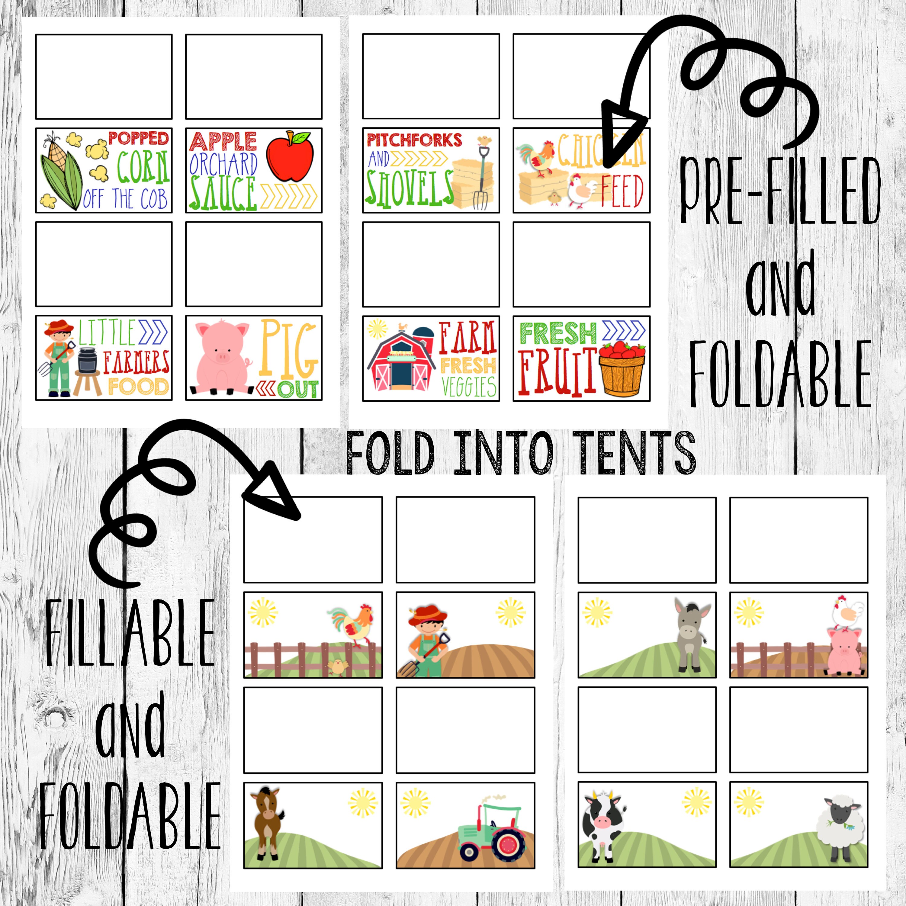 Barnyard Bash Bundle/ Farm Animal Party Decor Set/ Old Macdonald Event ...