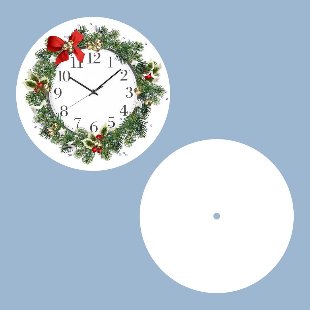 20pcs Clock Sublimation Blank, Clock Face, Aluminum Sublimation Wall ...