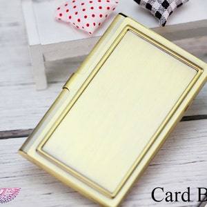 DIY Name Card Box - Blank Name Card Box Container - Photo Card Case ...