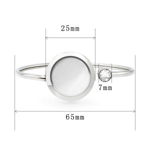 Fillable Glass Locket Bracelet Keepsake Cremation Bracelet DIY Floating ...