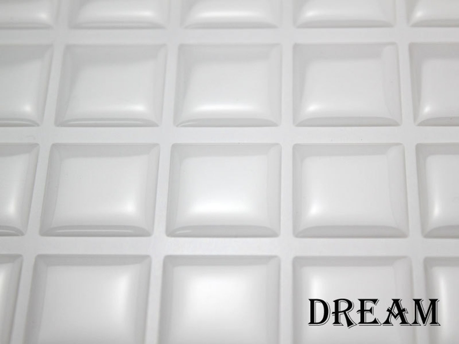 20mm Square Clear Epoxy Stickers Clear Epoxy Domes White | Etsy