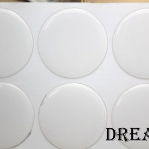 32mmround Clear Epoxy Stickers, Circle 3D Epoxy Dome Lens Stickers - Etsy