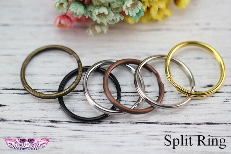 1inch Split Ring 25mm Round Split Rings for Key Ring and Key - Etsy