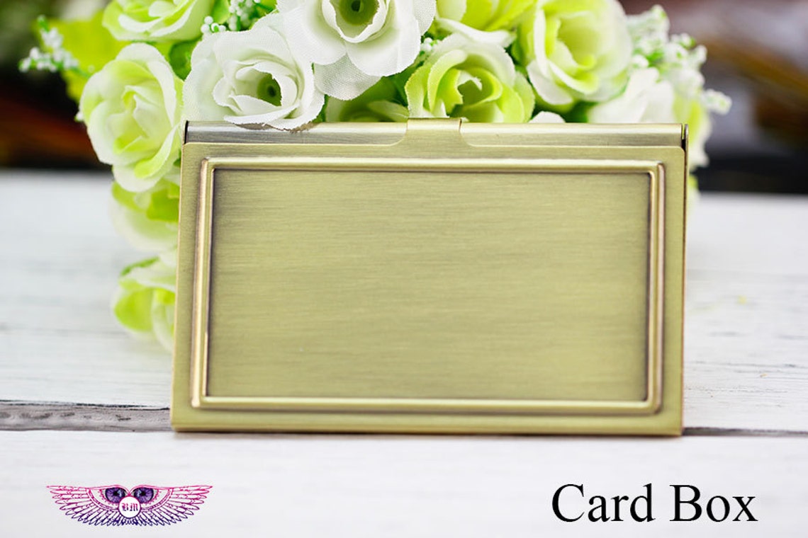 DIY Name Card Box - Blank Name Card Box Container - Photo Card Case ...