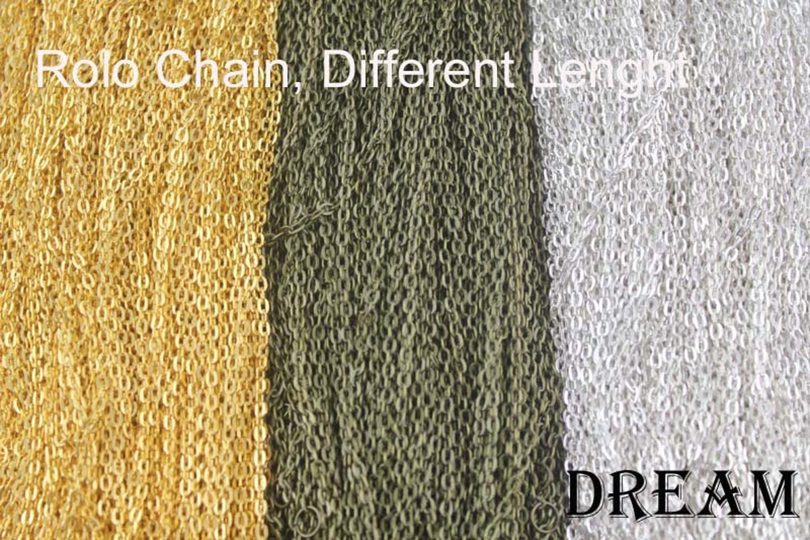 3mm Thick Vintage Oval Chain With Lobster Clasp-oval Plain - Etsy