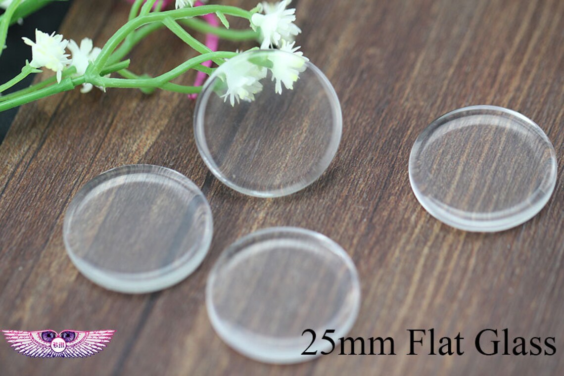 1inch Flat Glass Tiles 25mm Round Glass Cabochons 1inch - Etsy
