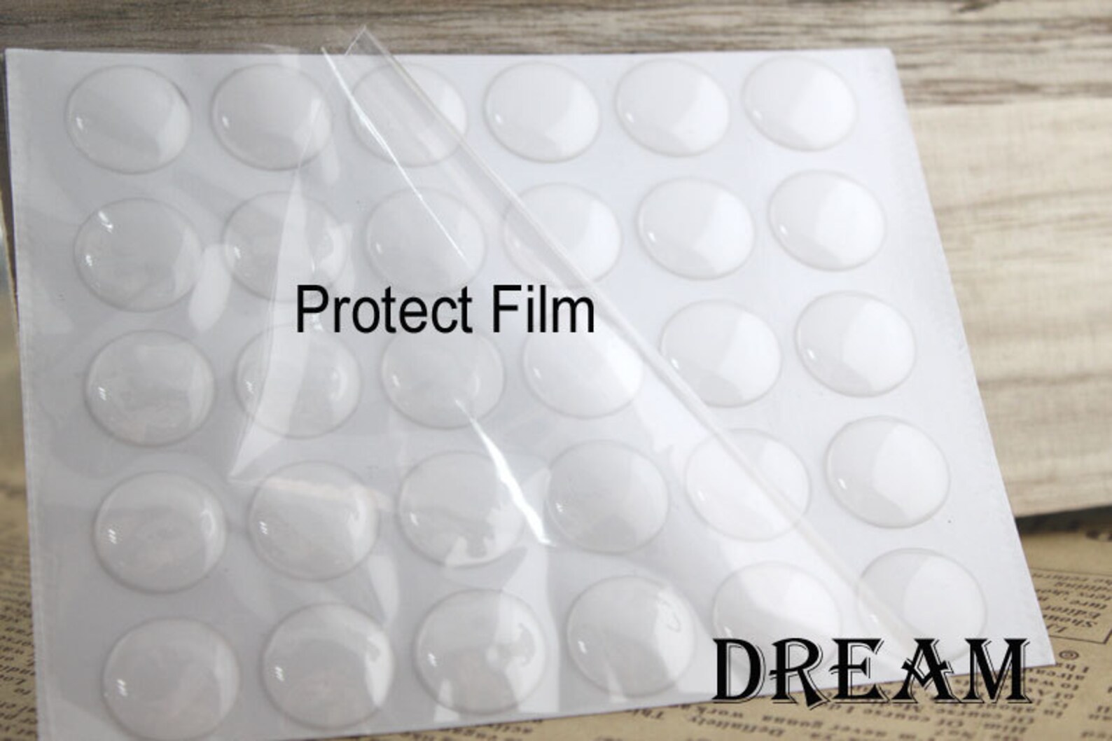 Round Clear Epoxy Stickers - 16mm - Epoxy Resin Craft Stickers - Epoxy ...