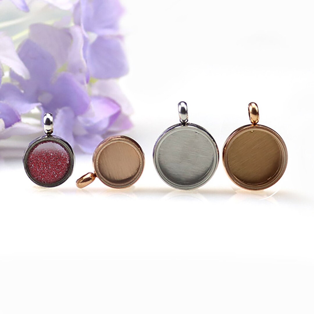 Mini Floating Locket Memory Glass Locket Floating Charm Locket Pendant ...
