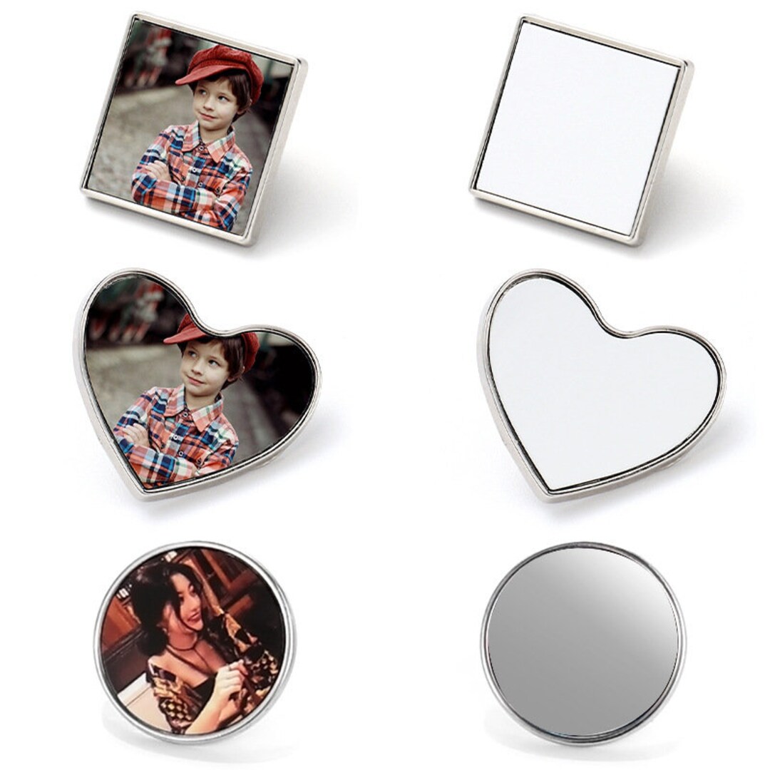 Sublimation Tie Tack Blank Brooch Setting With Sublimation Disc Photo ...
