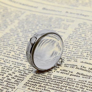 Magnified Glass Locket Urn Bracelet for Ashes or Hair Keepsake Bracelet ...