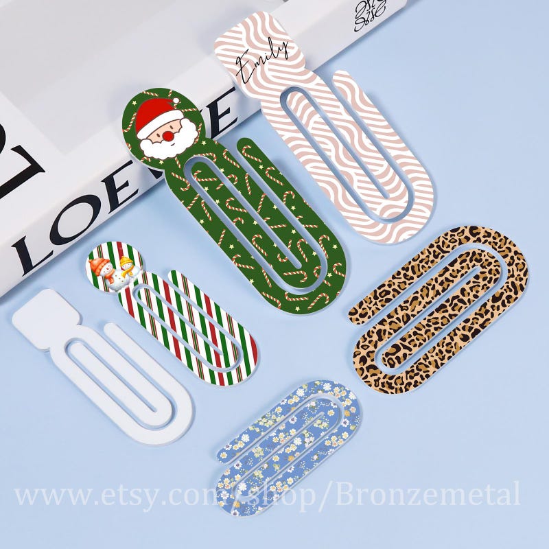 Paper Clip Bookmark - Etsy