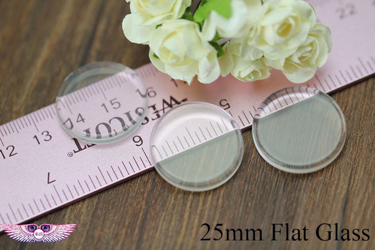 1inch Flat Glass Tiles 25mm Round Glass Cabochons 1inch - Etsy