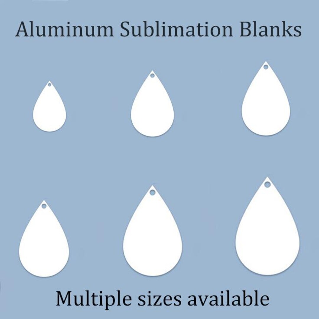 Teardrop Sublimation Aluminum Disk Plate for Blanks - Single-side ...