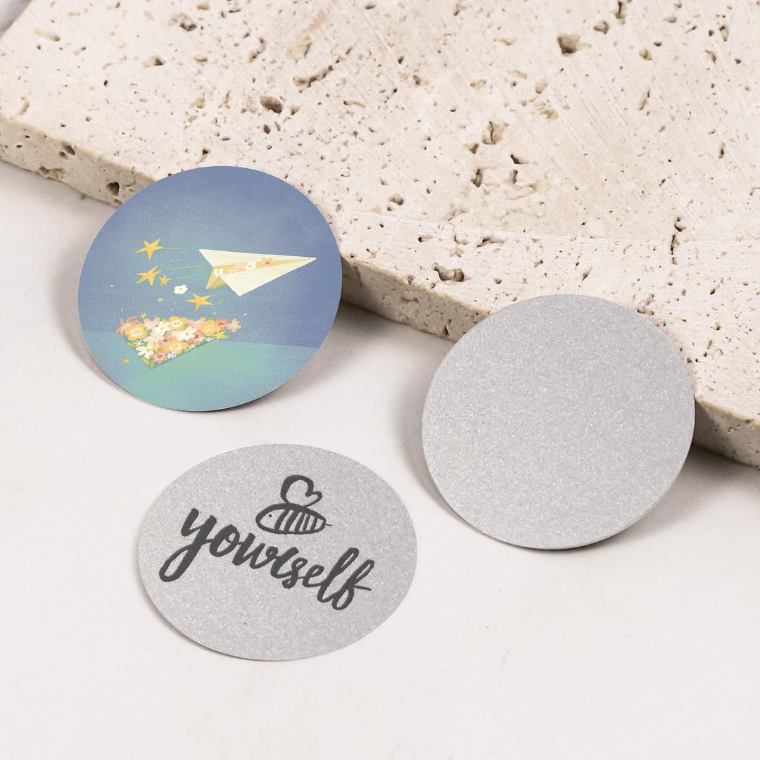 20pcs Sublimation Aluminum Disk Plate for Blanks, Brushed Silver ...