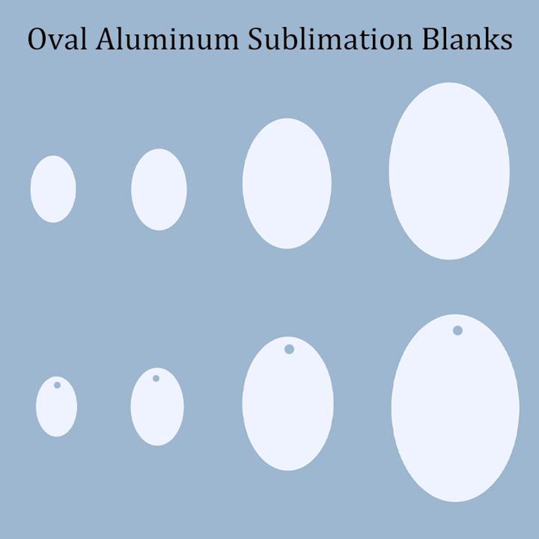 20pcs Oval Sublimation Earring Blanks, Sublimation Blanks Bulk, Aluminum Dye Sub Blanks ...