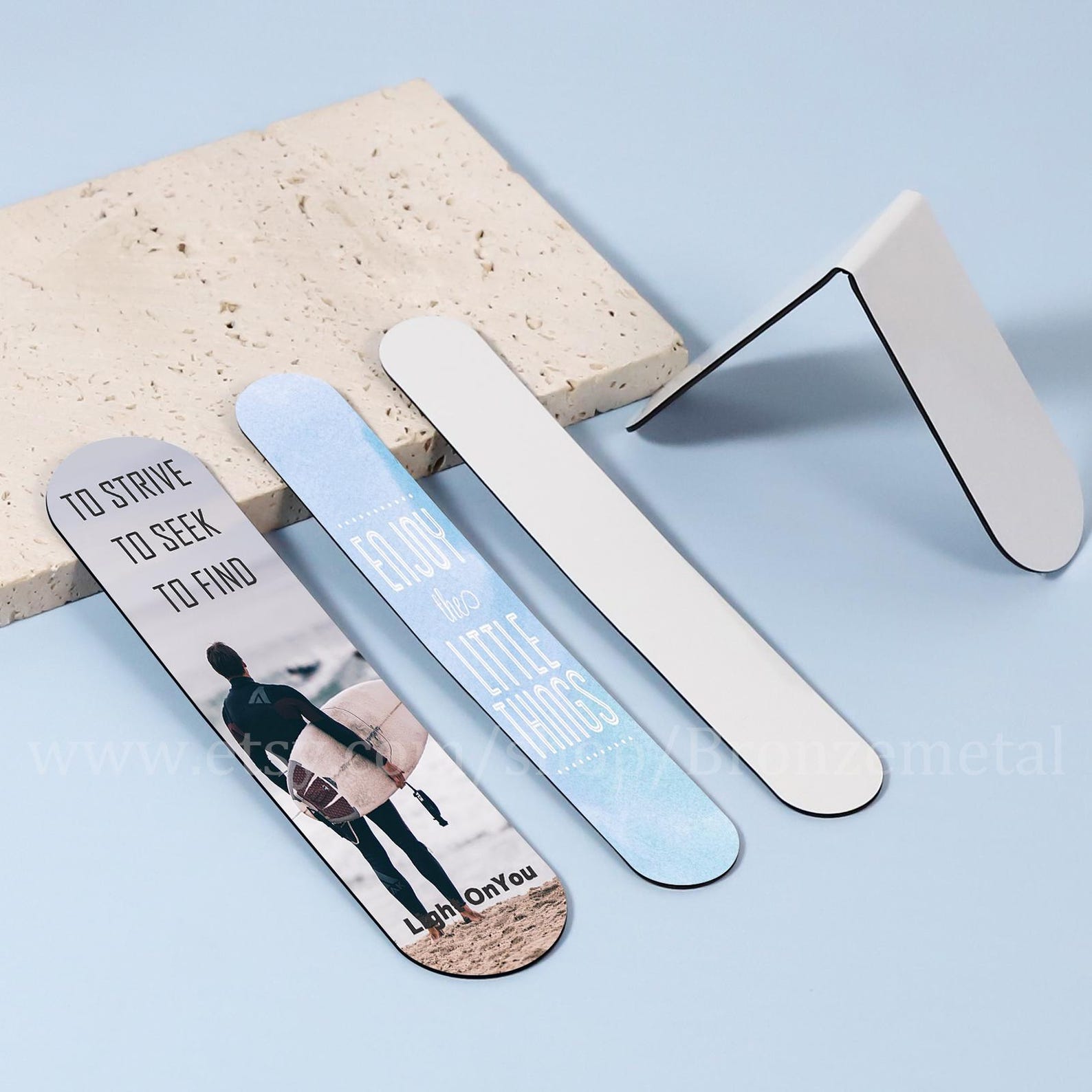 10pcs Sublimation Bookmark Blank, Bookmark Mockup, Single-sided ...