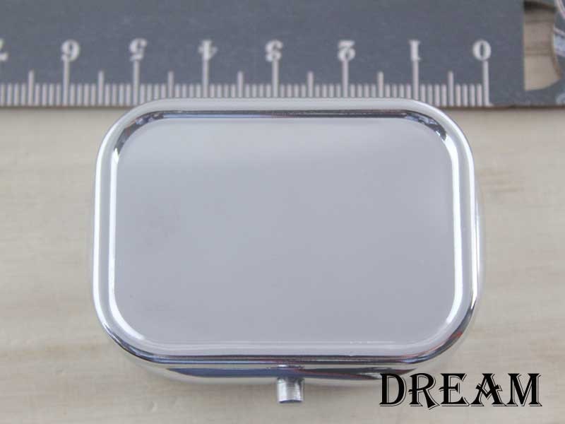 Rectangle Pill Box Frame Blank Compartment Pill Box - Etsy