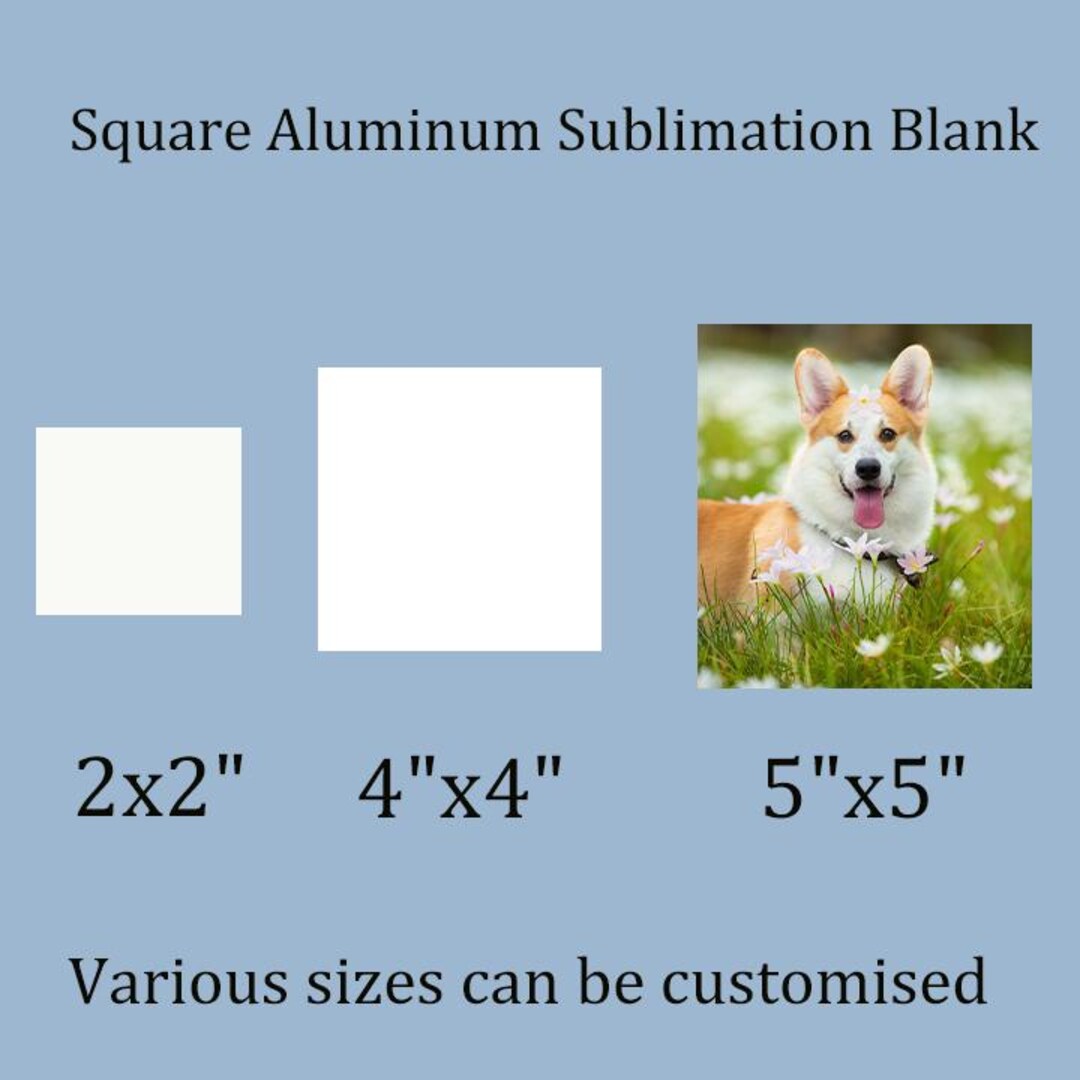 20pcs Square Aluminum Sublimation Blank,sublimation Photography Blank ...