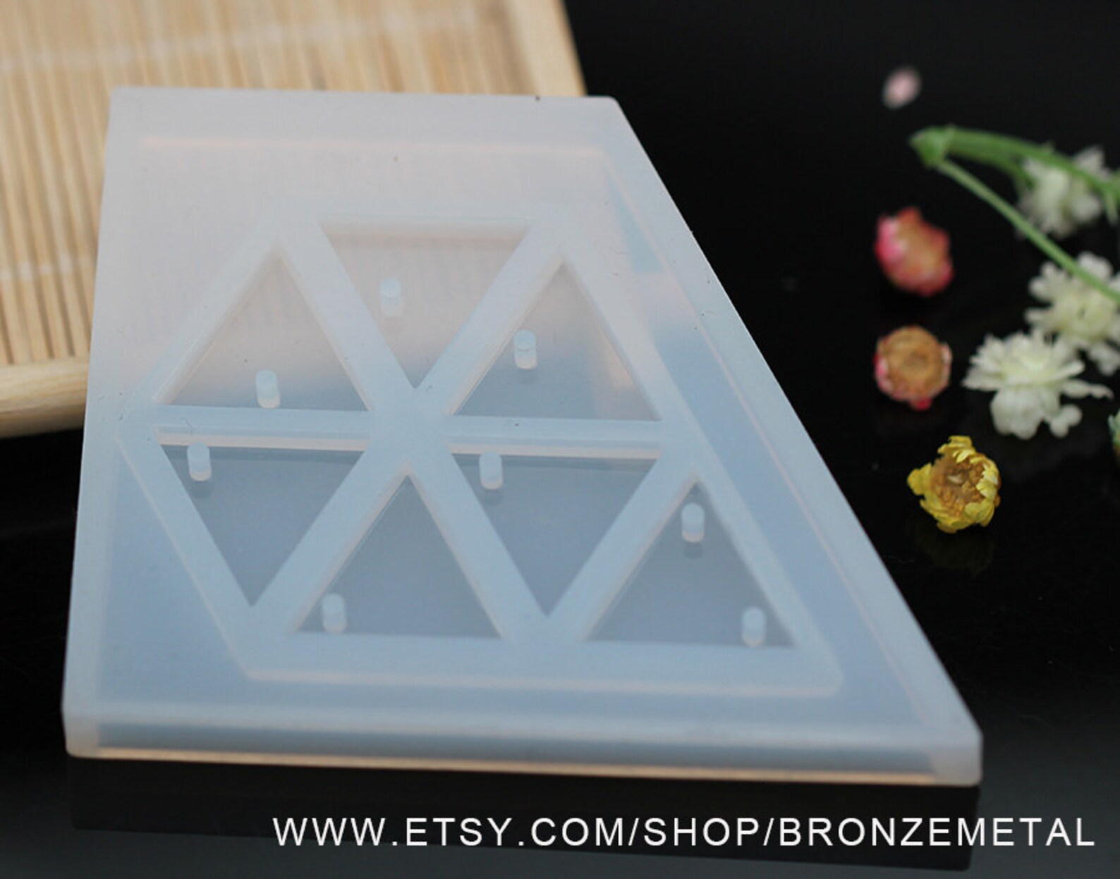 Triangle Silicon Resin Mold Silicon mold Resin Mold | Etsy